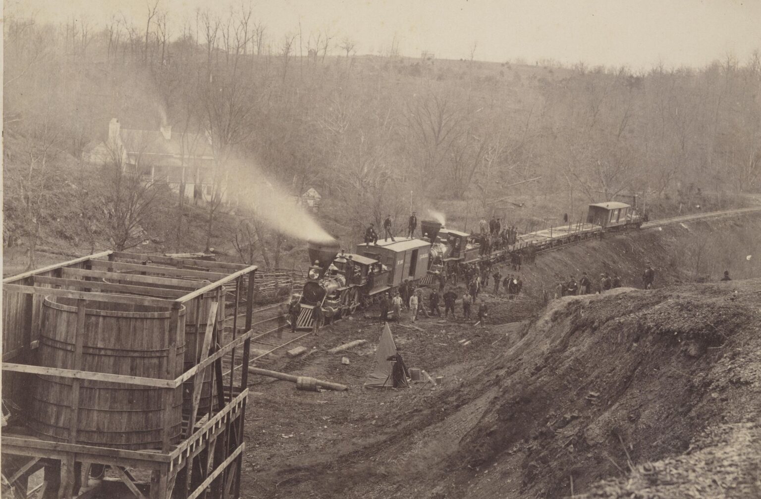 Union Mills and Bull Run Bridge photographs – The Center for Civil War ...